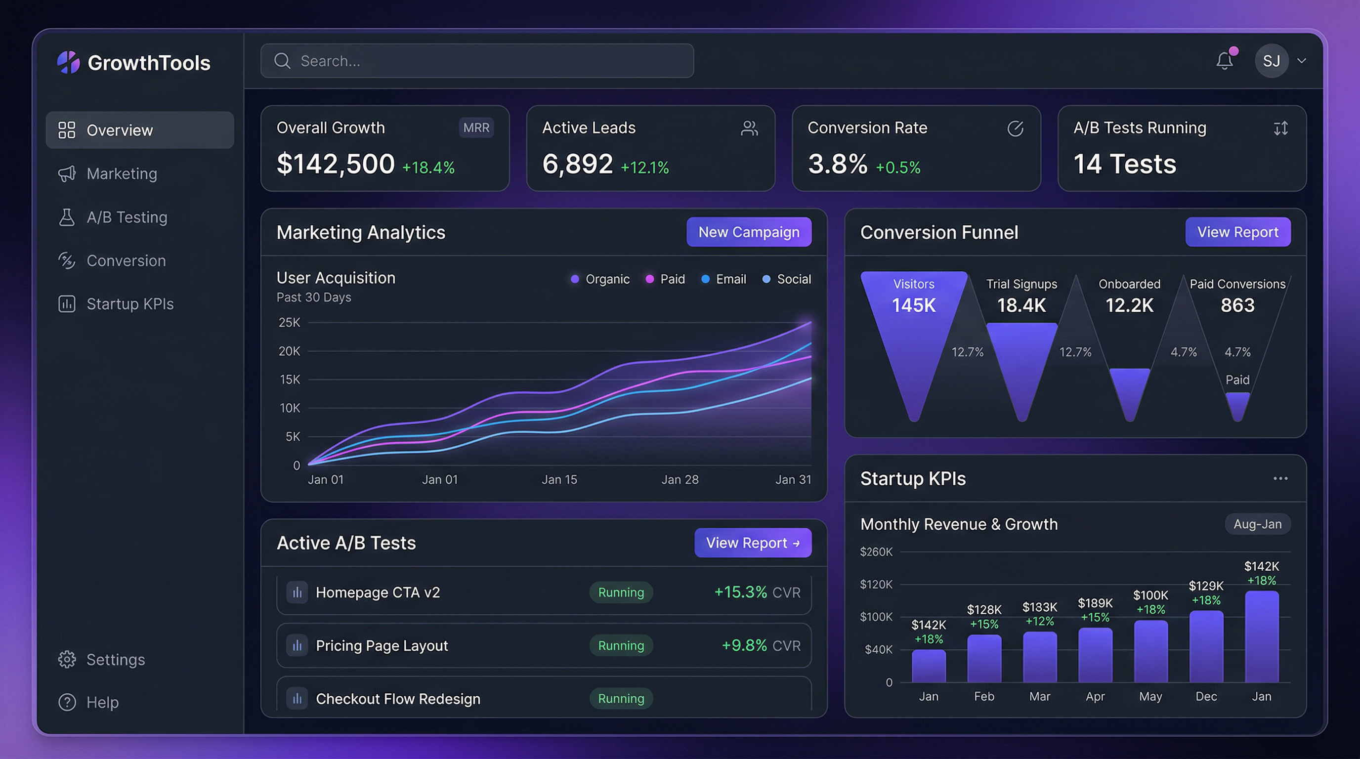 Best Growth Tools for SaaS Startups in 2026: 100+ Verified Tools ...